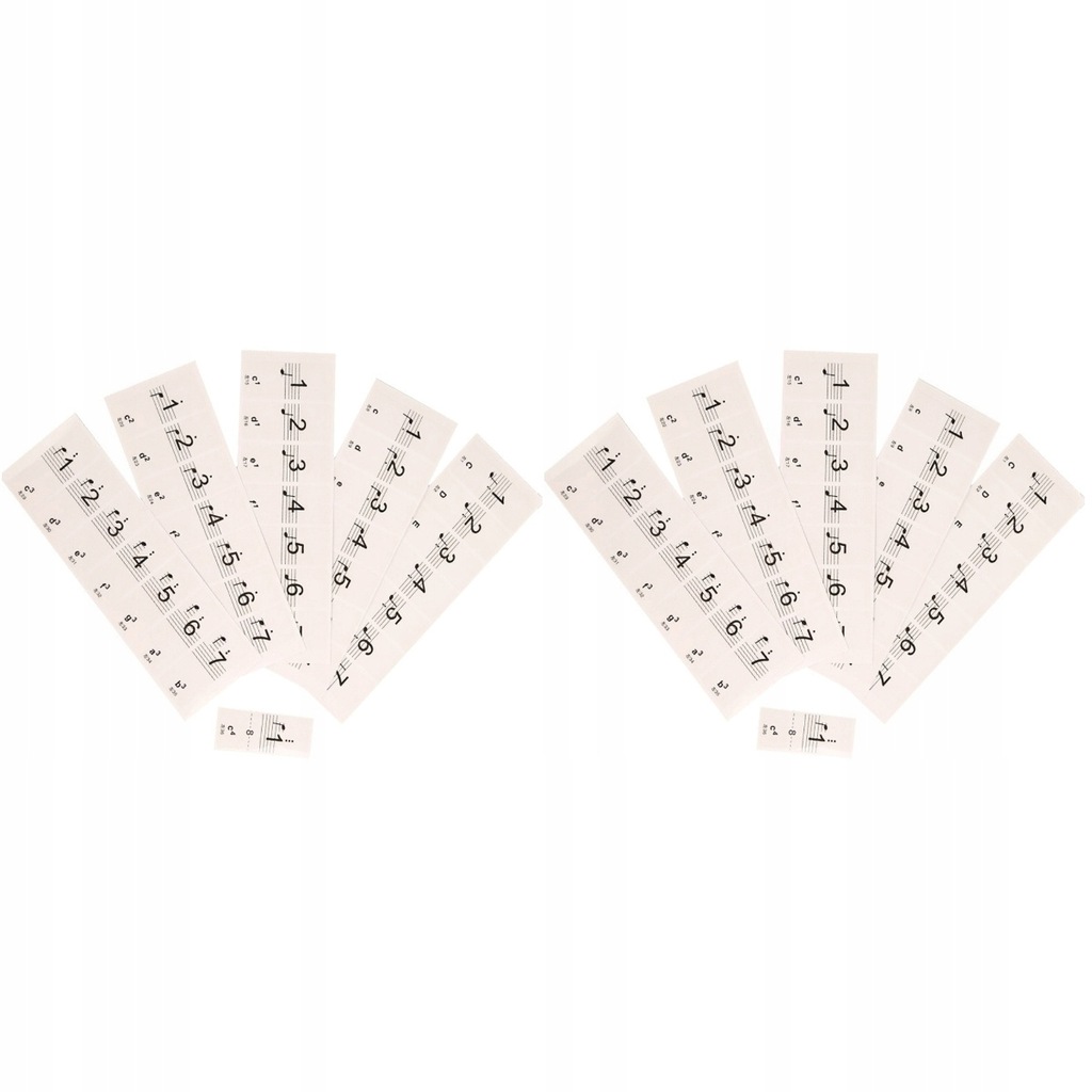 Piano Keyboard Stickers Electronic Organ Set 2 - 13606999651 ...