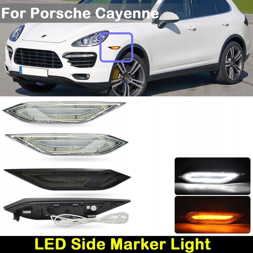 Światła obrysowe boczne Porsche 958 Cayenne 2011 - 12817212025 ...