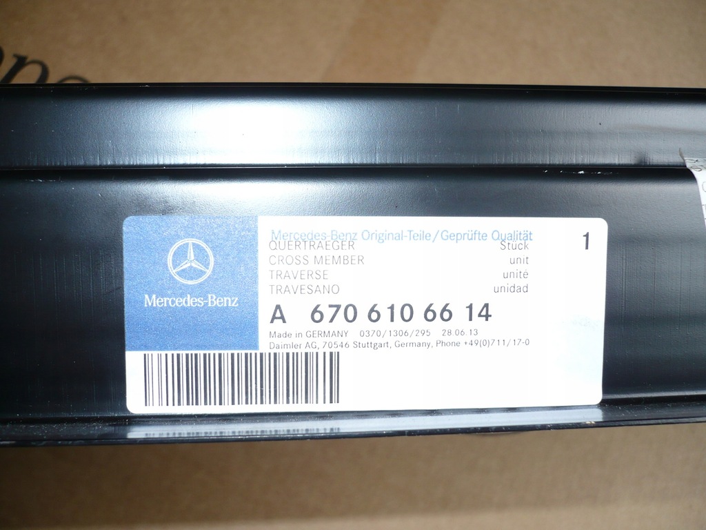 Pas Tył Mercedes VARIO 6706106614 - 8109954901 - oficjalne archiwum Allegro