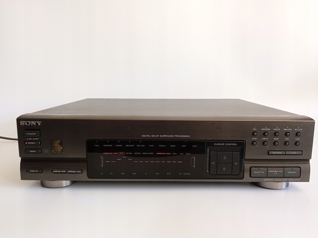 Equalizer korektor graficzny SONY SEQ-D707 - 13782732572 - oficjalne archiwum Allegro