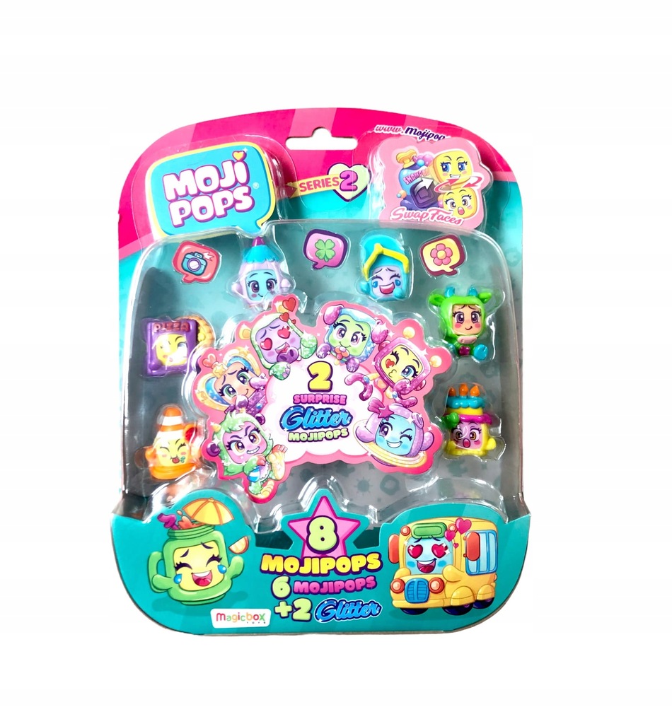MOJI POPS Glitter Figurki 8 szt - 12936034601 - oficjalne archiwum Allegro