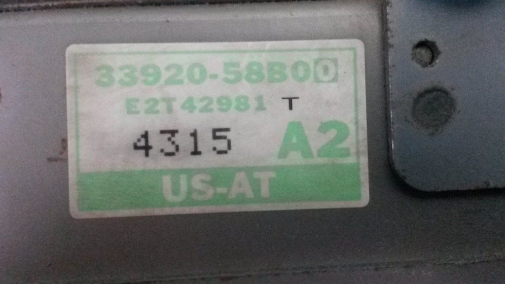 VITARA SIDEKICK GEO 1.6 16V KOMPUTER 33920-58B00 - 7647514290 ...