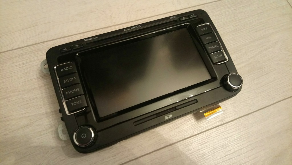 WYŚWIETLACZ EKRAN NAWIGACJA VW RNS 510 COLUMBUS - 11301769633 - oficjalne archiwum Allegro