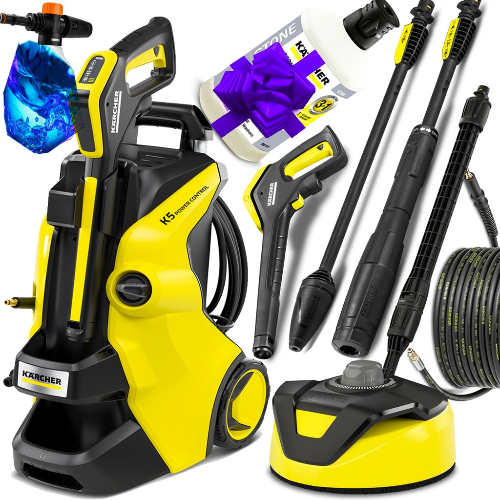 MOCNA MYJKA CIŚNIENIOWA KARCHER K5 + T-RACER XXL - 10425137118 - oficjalne archiwum Allegro