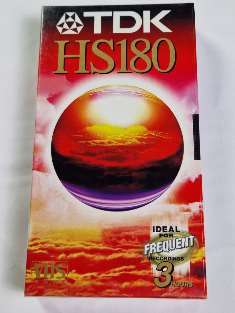 VHS TDK HS 180 - 13647403526 - oficjalne archiwum Allegro