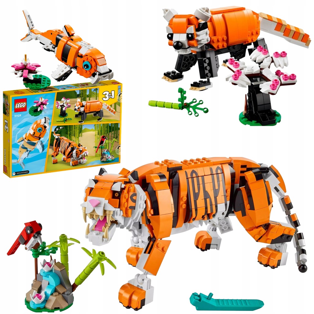 LEGO CREATOR Majestatyczny tygrys 31129 ZESTAW - 13171135261 ...