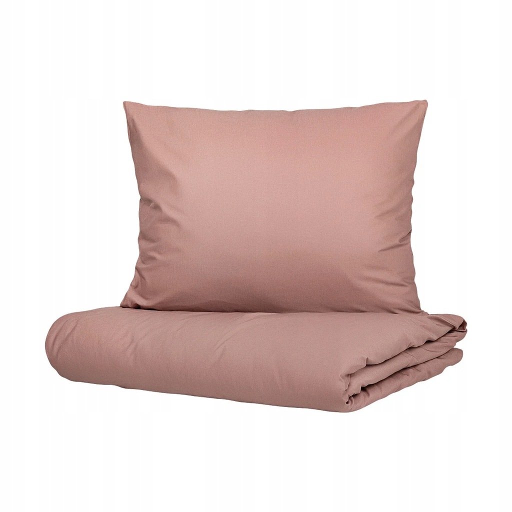 Pościel VELISE bawełniana brudny róż 220x200 cm - 14237366179 ...