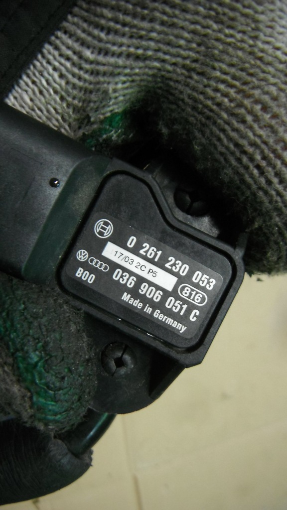 VW TOUAREG 7L 3.2 V6 02-06 SENSOR CZUJNIK MAP - 7168104157 - oficjalne ...