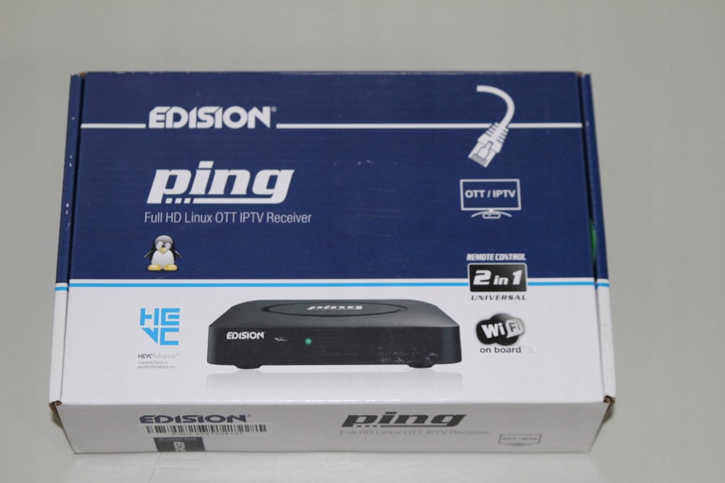 Dekoder dvb-t2 hevc EDISION PING - 13637161832 - oficjalne archiwum Allegro