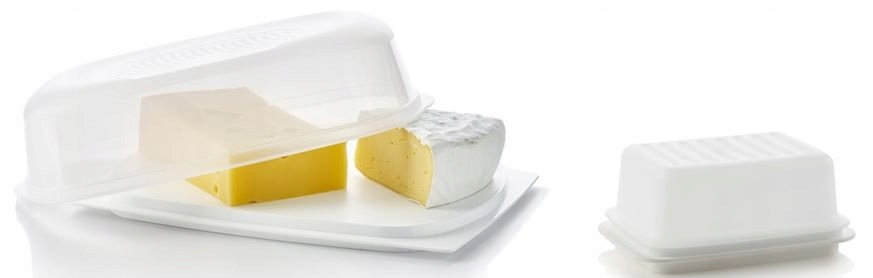 Tupperware CHEESMART PROSTOKĄTNY+MASELNICZKA oryg. - 13087974938 ...