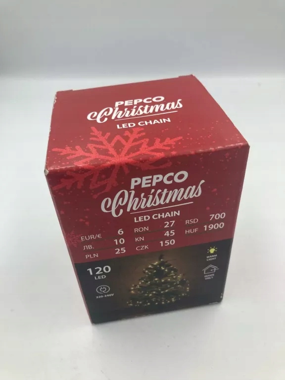 LAMPKI CHOINKOWE PEPCO LED CHAIN WARM LIGHT 120 - 12994661095 ...
