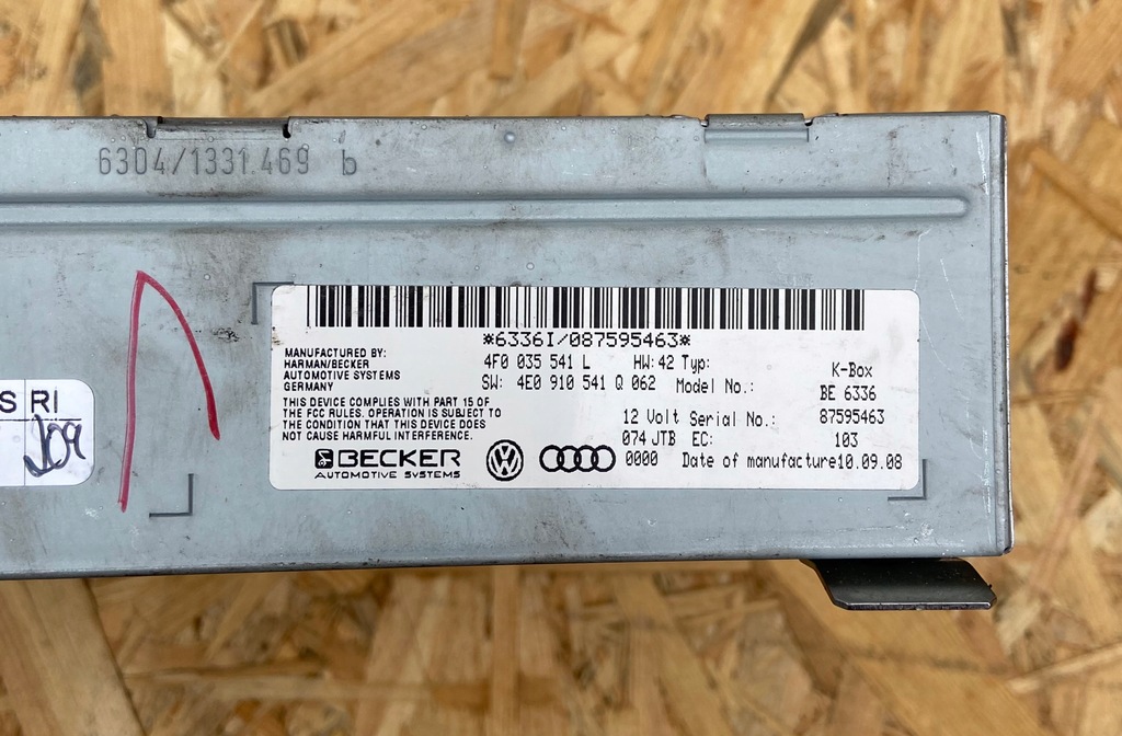 TUNER MODUŁ RADIA AUDI A6 C6 A8 4E0910541Q - 11743646588 - oficjalne archiwum Allegro