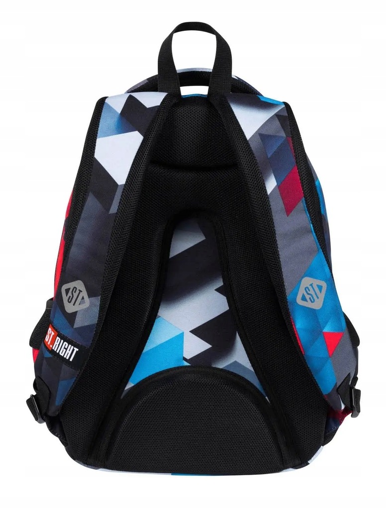 St.Right Plecak Szkolny Czerwone Klocki 4-komorowy - 12543540455 ...