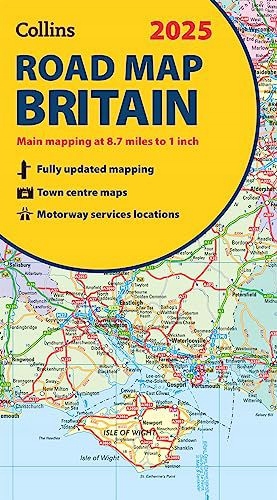 COLLINS ROAD MAP BRITAIN 2025 - Collins Maps [KSIĄŻKA] - 15603780266 ...