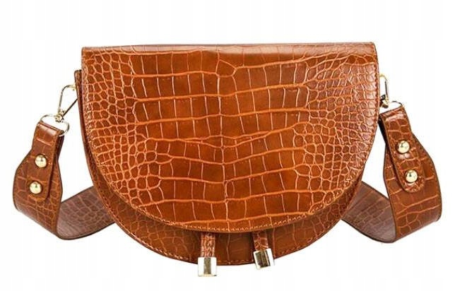 5676 BRĄZOWA TOREBKA PÓŁKSIĘŻYC LISTONOSZKA - 12537011115 - oficjalne ...