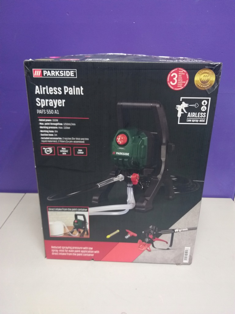 PARKSIDE SYSTEM NATRYSKOWY PAFS 550 A1 OPIS! - 11642796810 - oficjalne ...