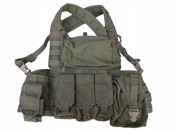 KAMIZELKA TAKTYCZNA CHEST RIG MOLLE EAGLE RHODESIAN RECON VEST US ARMY ...