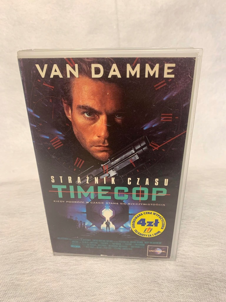 TIMECOP- STRAŻNIK CZASU VAN DAMME VHS - 15481807526 - oficjalne archiwum Allegro