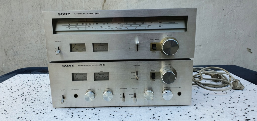 WZMACNIACZ SONY TA-11 + ST-11L - 11530503280 - oficjalne archiwum Allegro