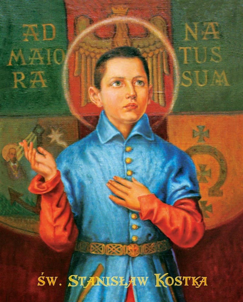 Św. Stanisław Kostka - Obraz do oprawienia (20x25) - 12636927879 ...
