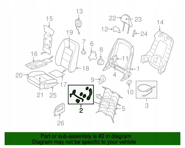 VOLVO S40 S60 ZESTAW NAPRAWCZY FOTELA OE 31377019 - 8439131597 ...