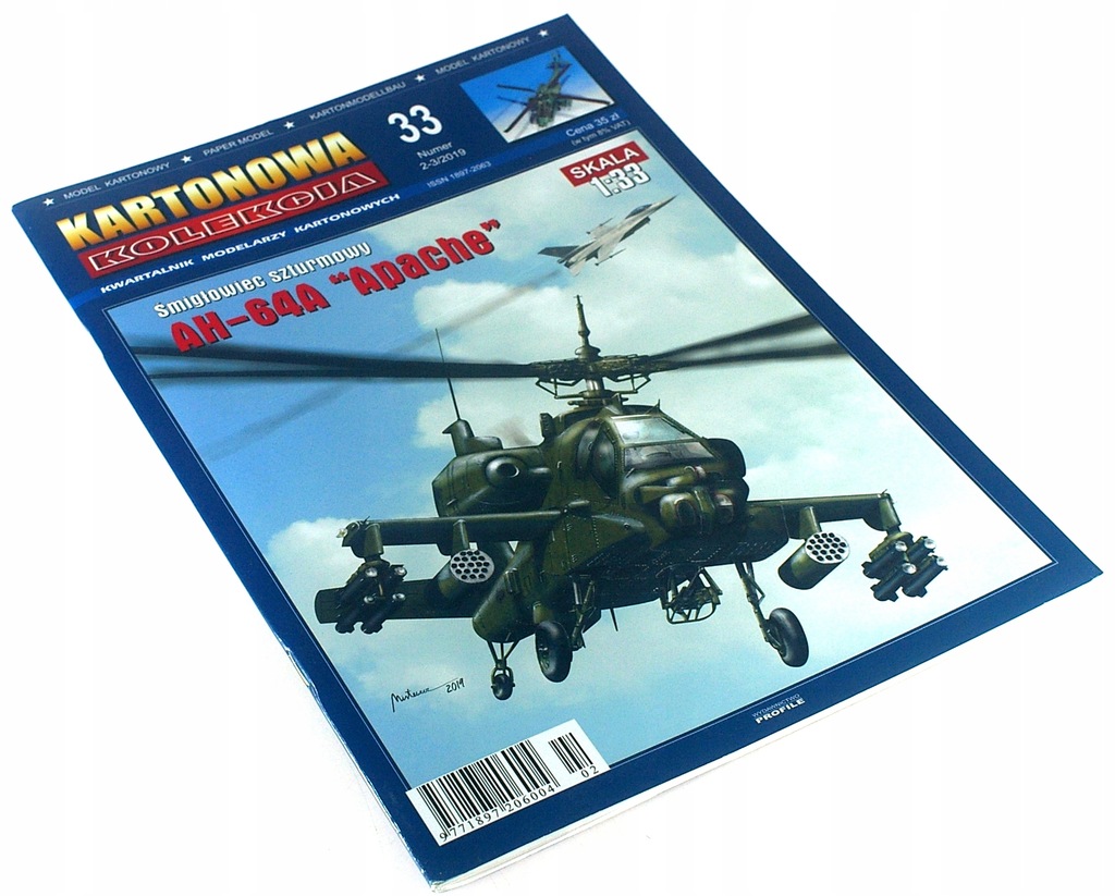 KARTONOWA KOLEKCJA 33 Śmigłowiec Szturmowy AH-64A Apache BDB ...