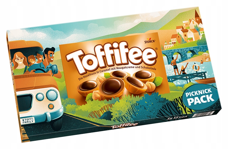 TOFFIFEE BOMBONIERKA PICKNICK PACK 375G LIMITOWANA - 12238457362 ...