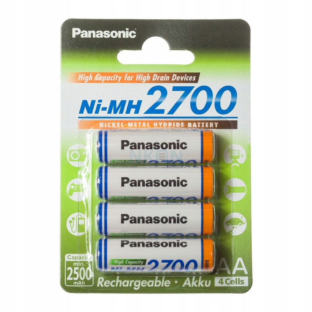 Panasonic Akumulatory AA R6 Ni-MH 2700 mAh 4szt. - 8000122756 ...