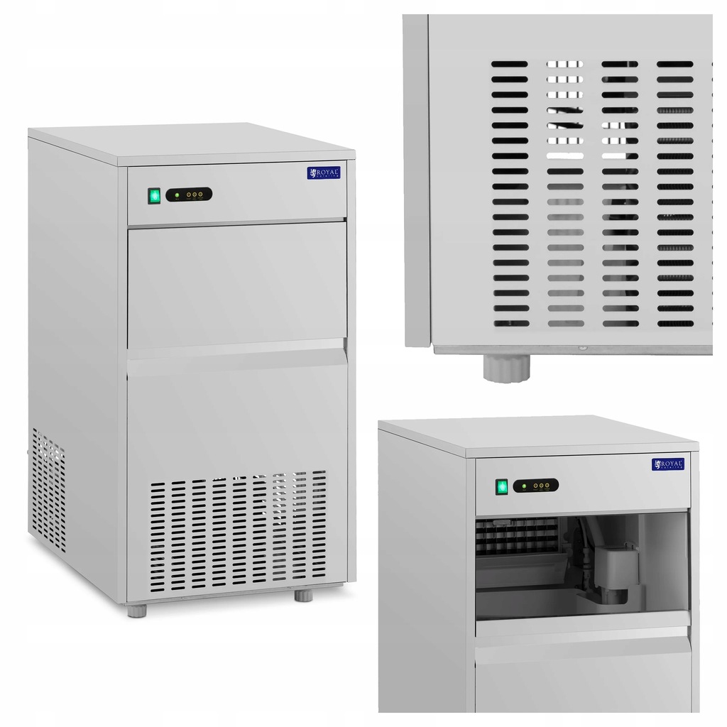 KOSTKARKA MASZYNKA DO PRODUKCJI LODU POJEMNA 25 kg - 12693441053 ...