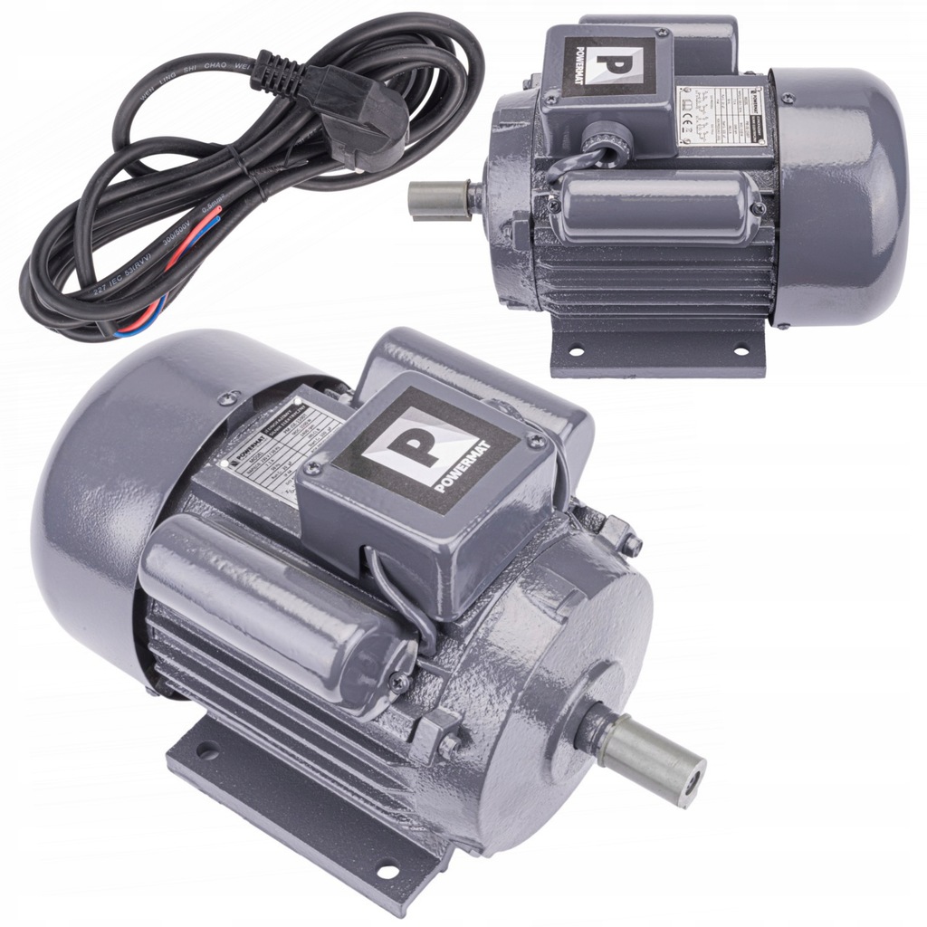 SILNIK ELEKTRYCZNY JEDNOFAZOWY 1,5KW 1400RPM 230V - 12649785709 - oficjalne archiwum Allegro