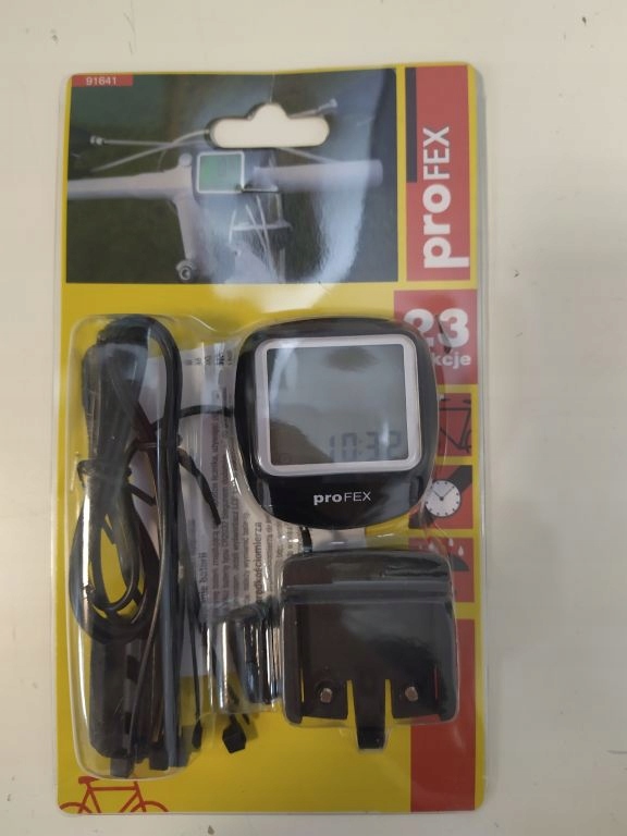 PROFEX LICZNIK ROWEROWY Z PODŚWIETLENIEM 23FUNKCJ - 9193794753 - oficjalne archiwum Allegro