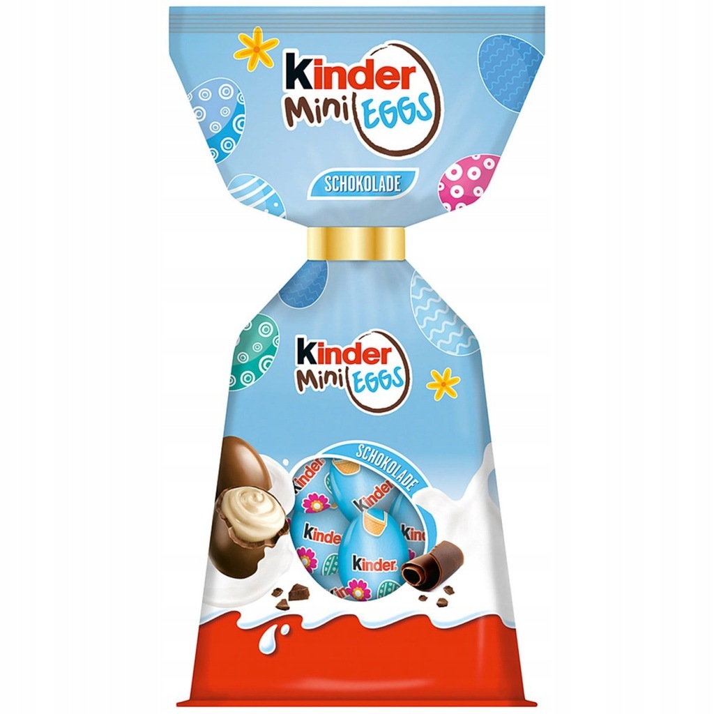 Kinder mini eggs jajka mleczna czekolada 85g - 13482679055 - oficjalne ...
