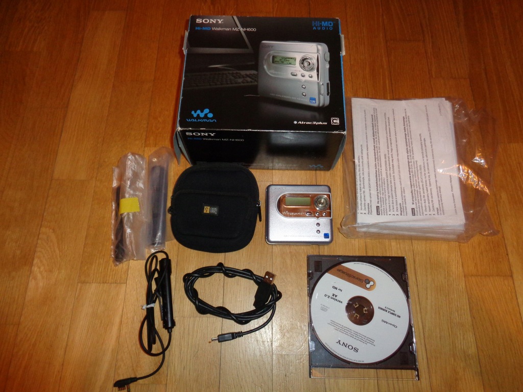 MiniDisc Sony Hi-MD MZ-NH600 Recorder zestaw - 12004527958 - oficjalne ...