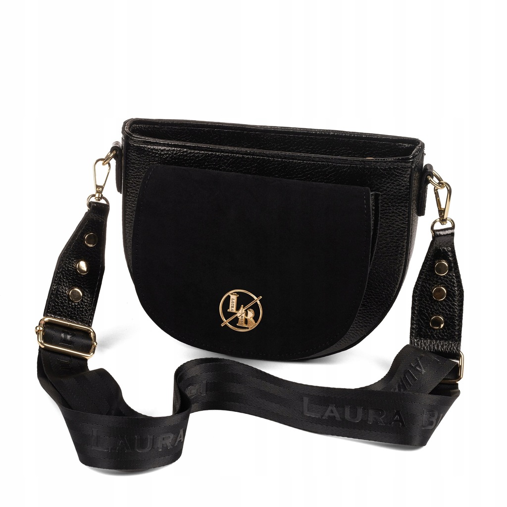 TOREBKA DAMSKA LISTONOSZKA LAURA BIAGGI POLSKA TORBA Z PASKIEM NA RAMIĘ - 15115964781 ...