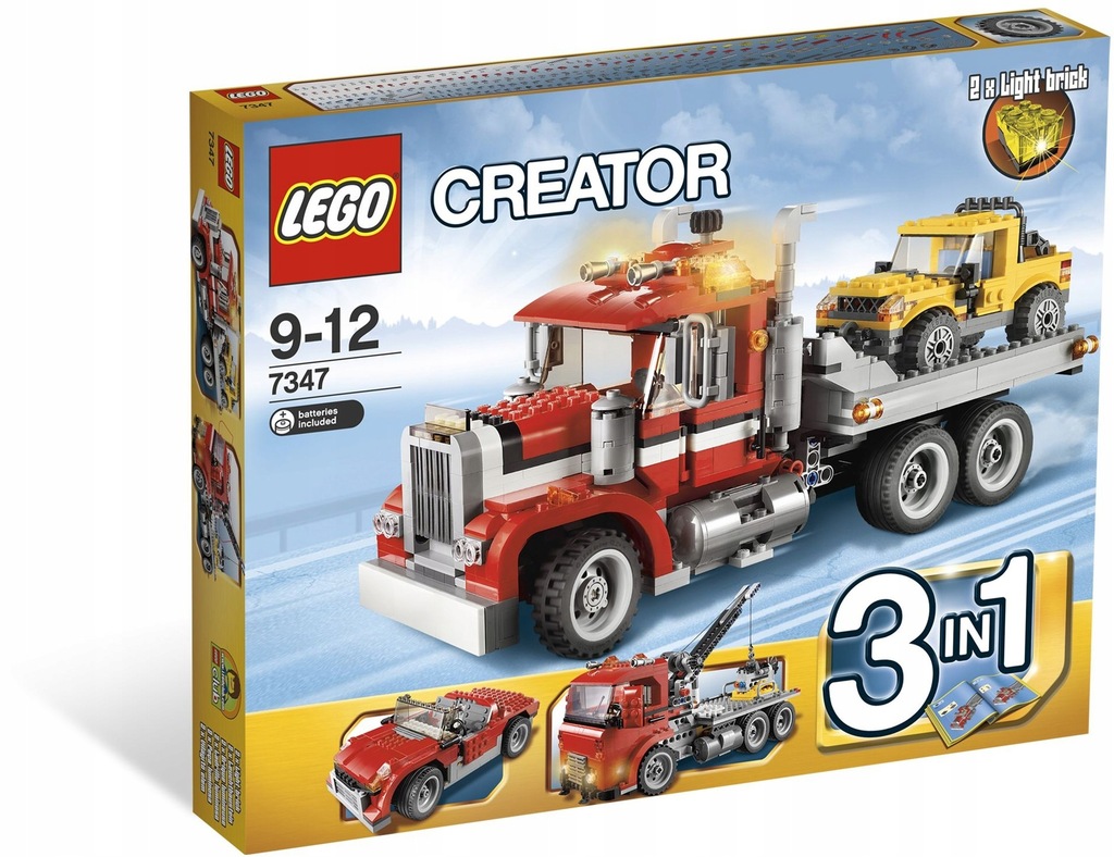 LEGO Creator Creator Transporter Samochodów 7347 - 8737566225 ...