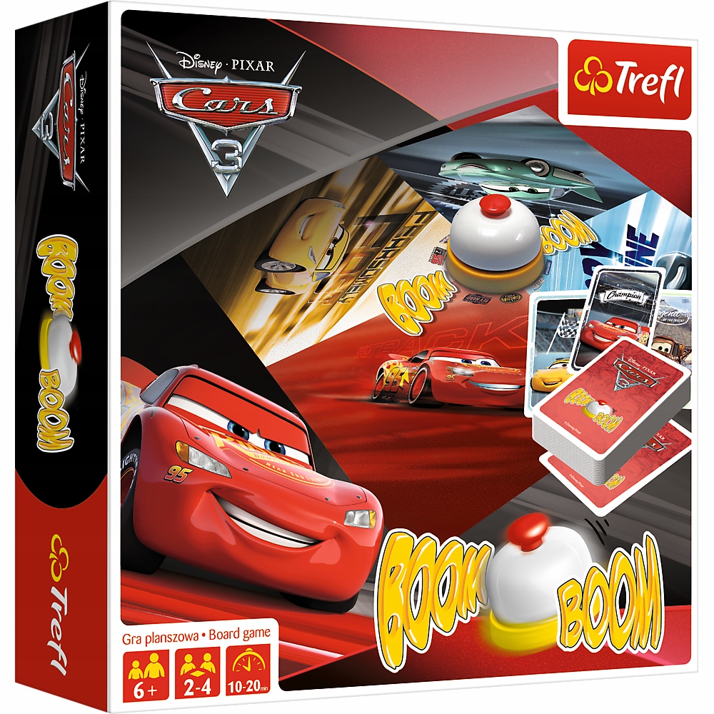 BOOM BOOM GRA PLANSZOWA AUTA 6+ - 12423167467 - oficjalne archiwum Allegro