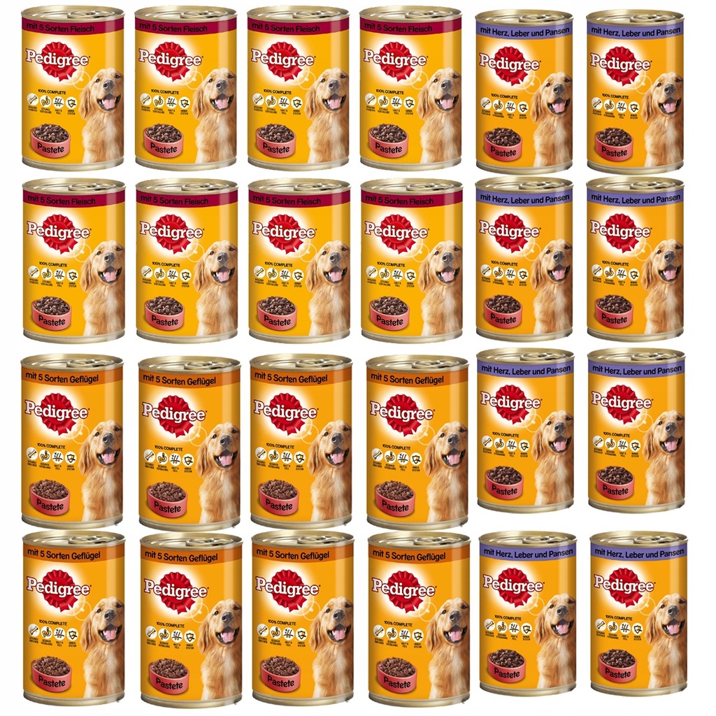 Pedigree Pal karma dla psa 24x400g - Senior - 12575733786 - oficjalne ...