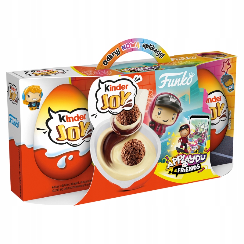 Zestaw Jajko Kinder Joy z niespodzianką 3x20g - 13183156160 - oficjalne ...