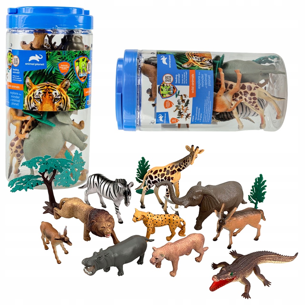 Zestaw zwierząt Animal Planet Dzikie zwierzęta Saf - 11978597041 ...