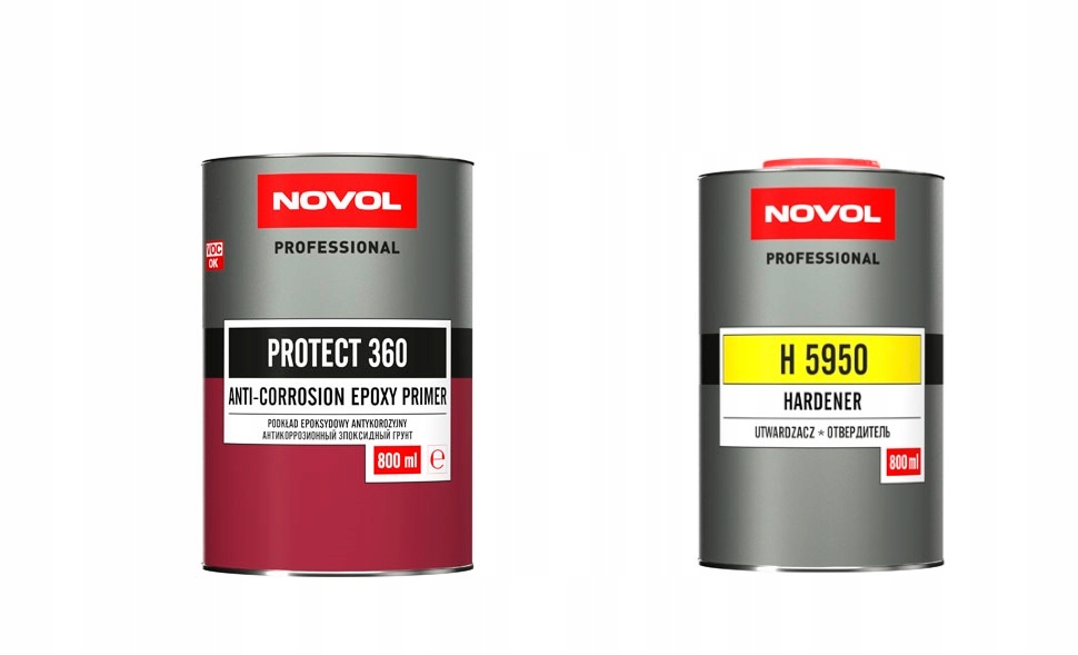NOVOL PODKŁAD EPOKSYDOWY PROTECT 360 ANTYKOROZYJNY - 10700491293 ...