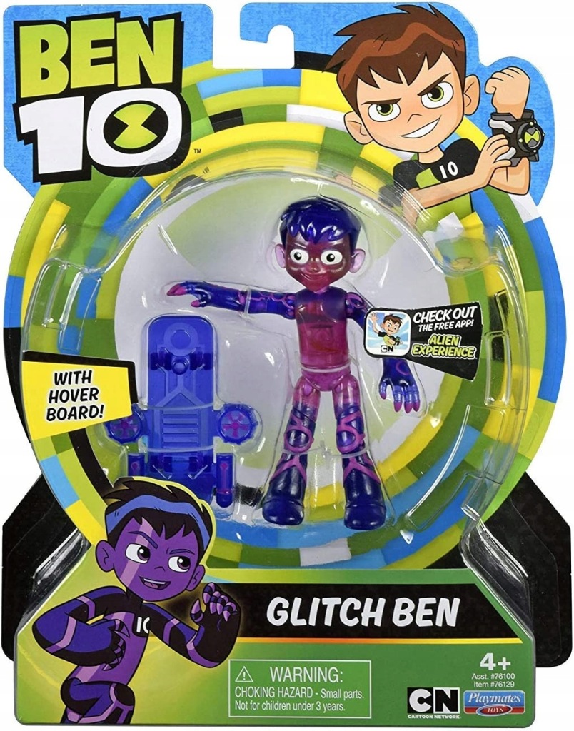 BEN 10 FIGURKA GLITCH BEN - 13694231589 - oficjalne archiwum Allegro