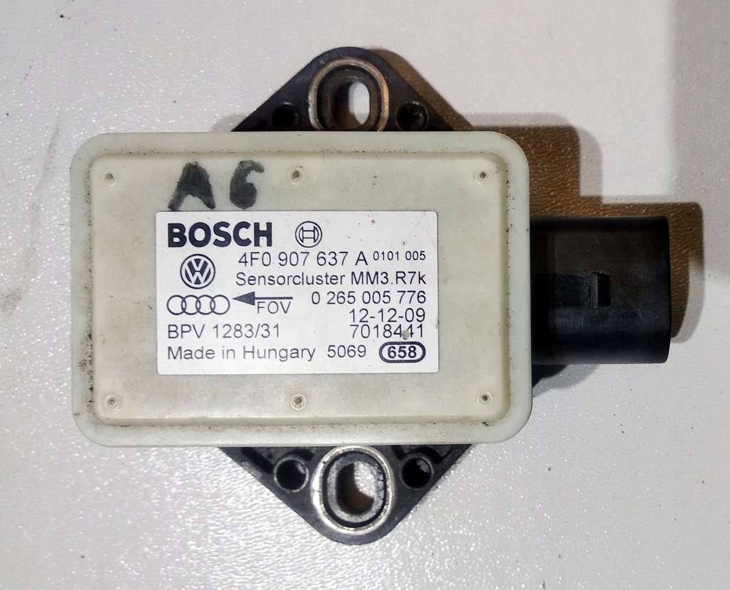 CZUJNIK MODUŁ SENSOR ESP AUDI A6 C6 4F0907637A - 11492665673 ...