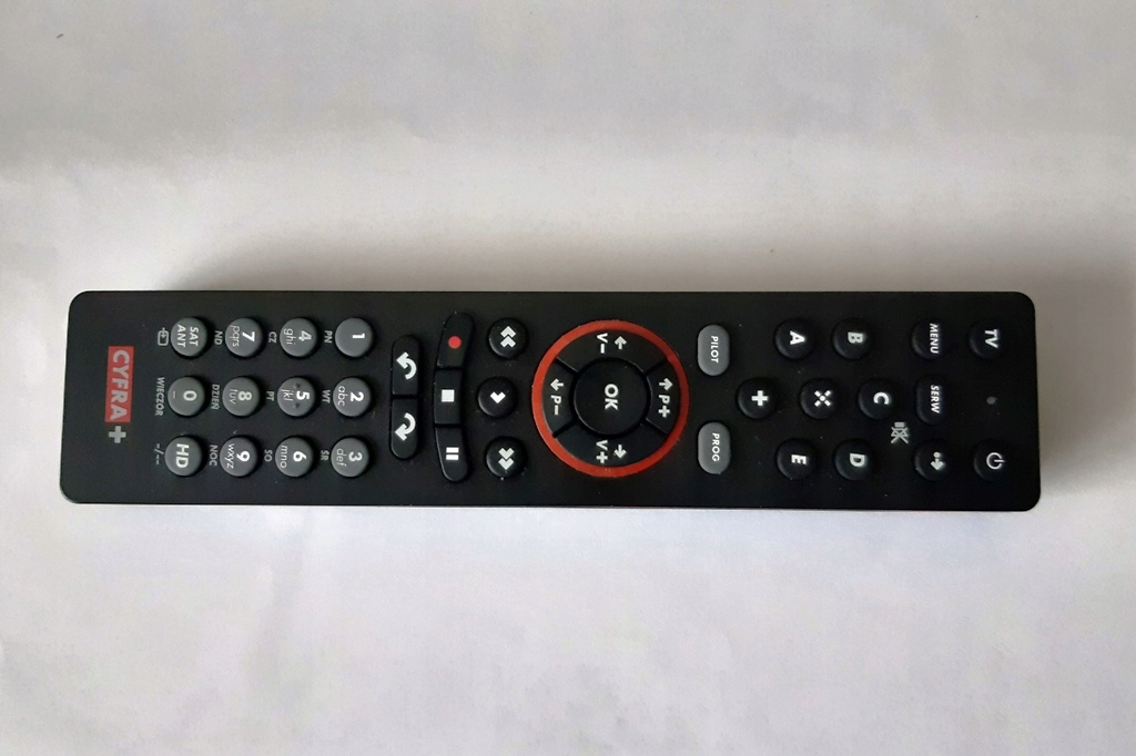 pilot dekodera Cyfra+ (NC+, Canal+,) PVR PACE - 13006758427 - oficjalne ...
