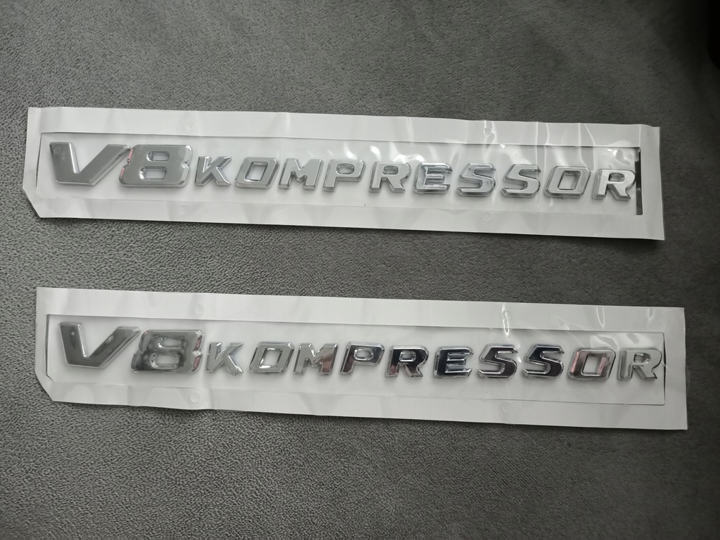 V8 Kompressor emblemat znaczek logo Mercedes - 12767930091 - oficjalne ...