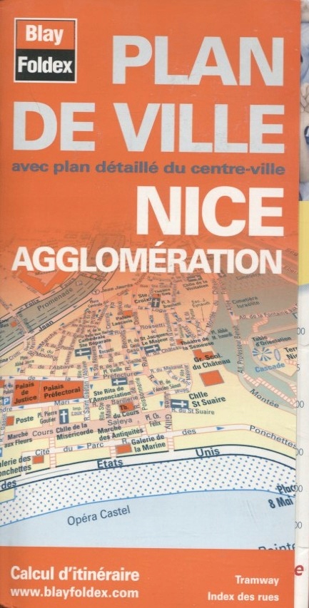 PLAN DE VILLE - NICE AGGLOMERATION PLAN DETAILLE* - 10544854063 ...
