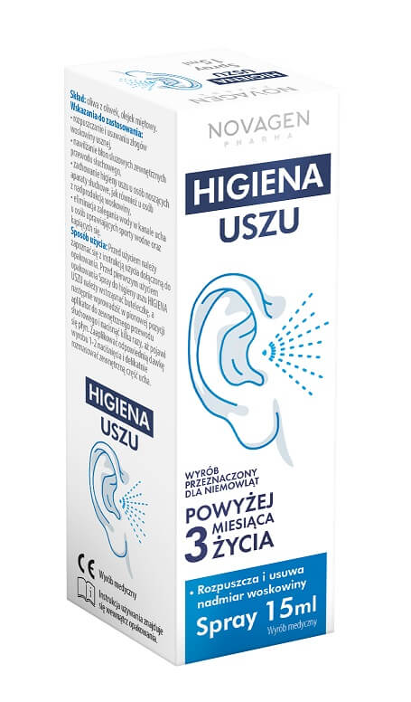 Novagen | higiena uszu spray | 300 dawek | 15ml - 10537480028 ...