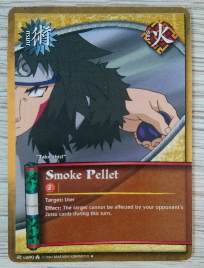 Karta Naruto CCG Jutsu Smoke Pellet - J-us093 - 11439137155 - oficjalne ...