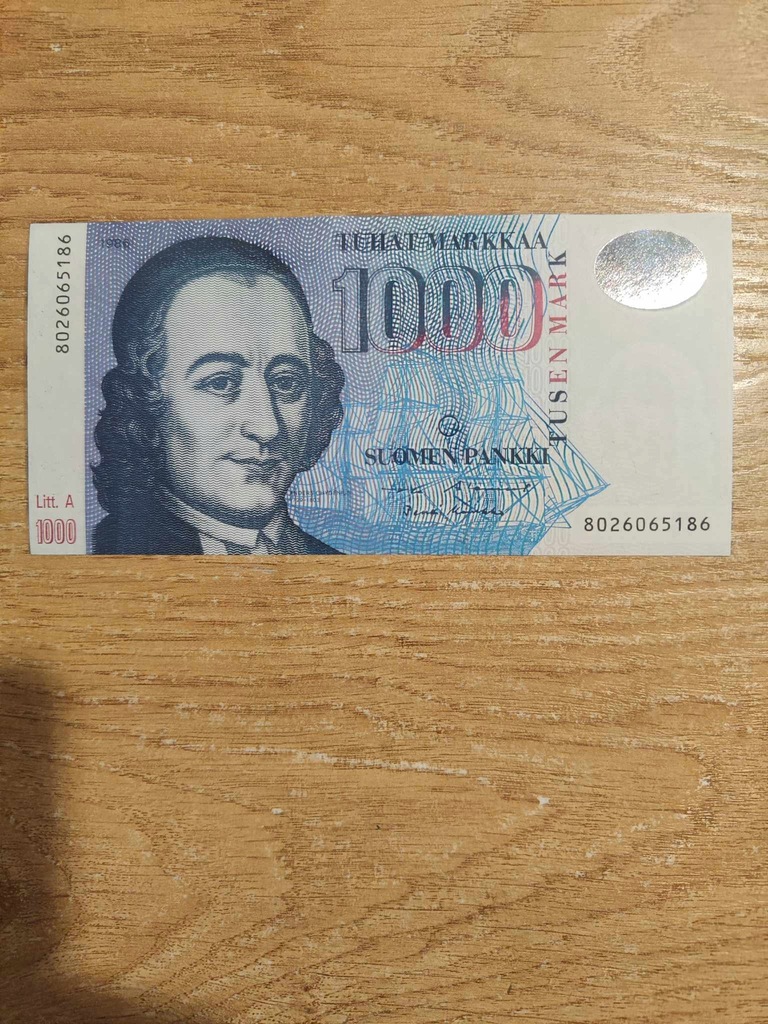 Finlandia - 1000 Markka - 1986 - UNC- - 14459902187 - oficjalne ...
