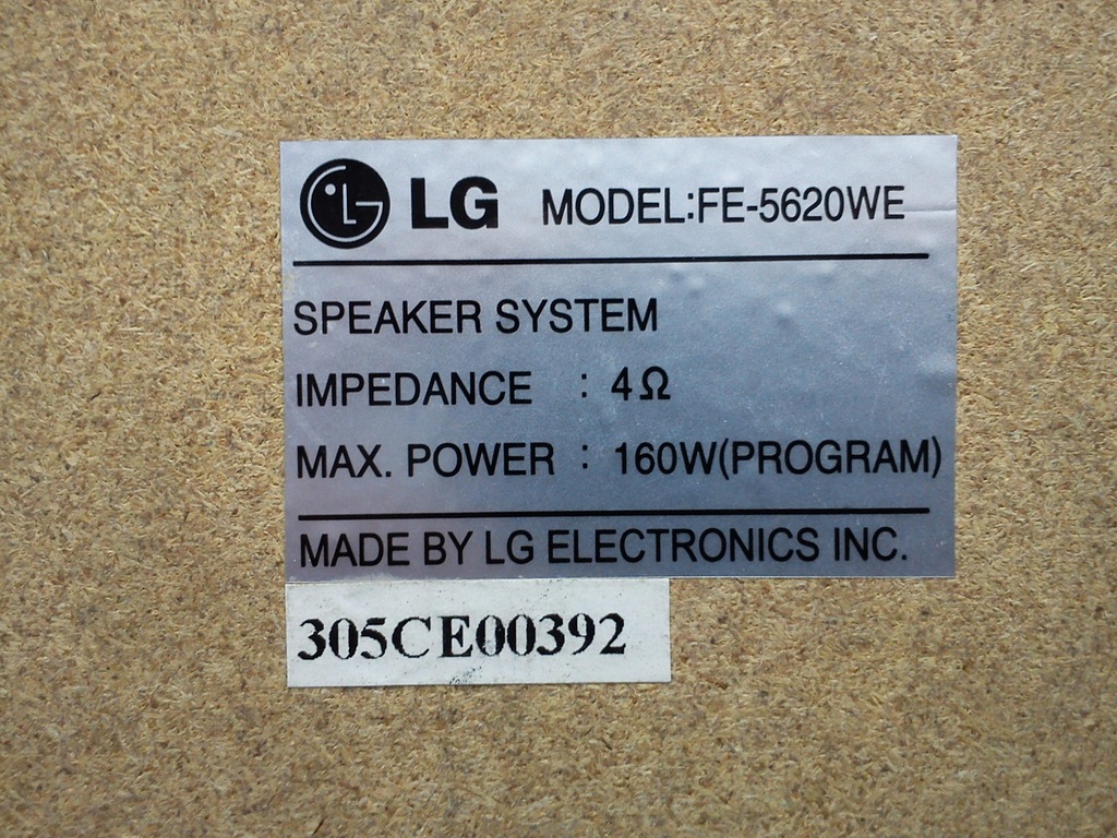 Купить Пассивный сабвуфер LG fe-5620we мощностью 160 Вт: отзывы, фото и характеристики на Aredi ...