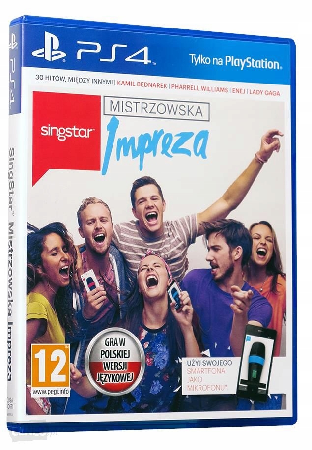 SINGSTAR MISTRZOWSKA IMPREZA PS4 PS5 POLSKA WERSJA - 13354797987 ...